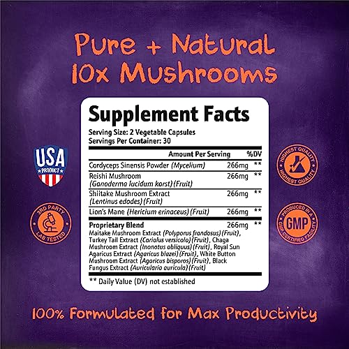mushroom capsules for holistic health