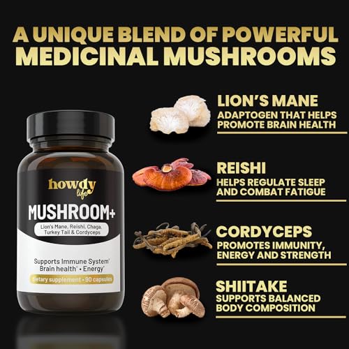 Mushroom capsules for holistic health