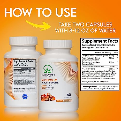 Mushroom capsules for holistic health