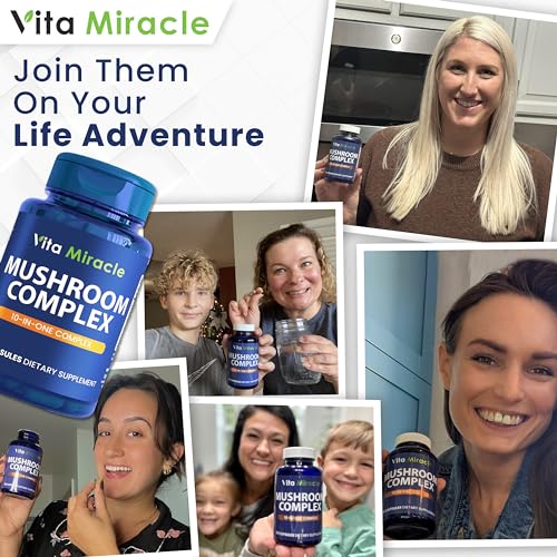 Mushroom capsules for holistic health