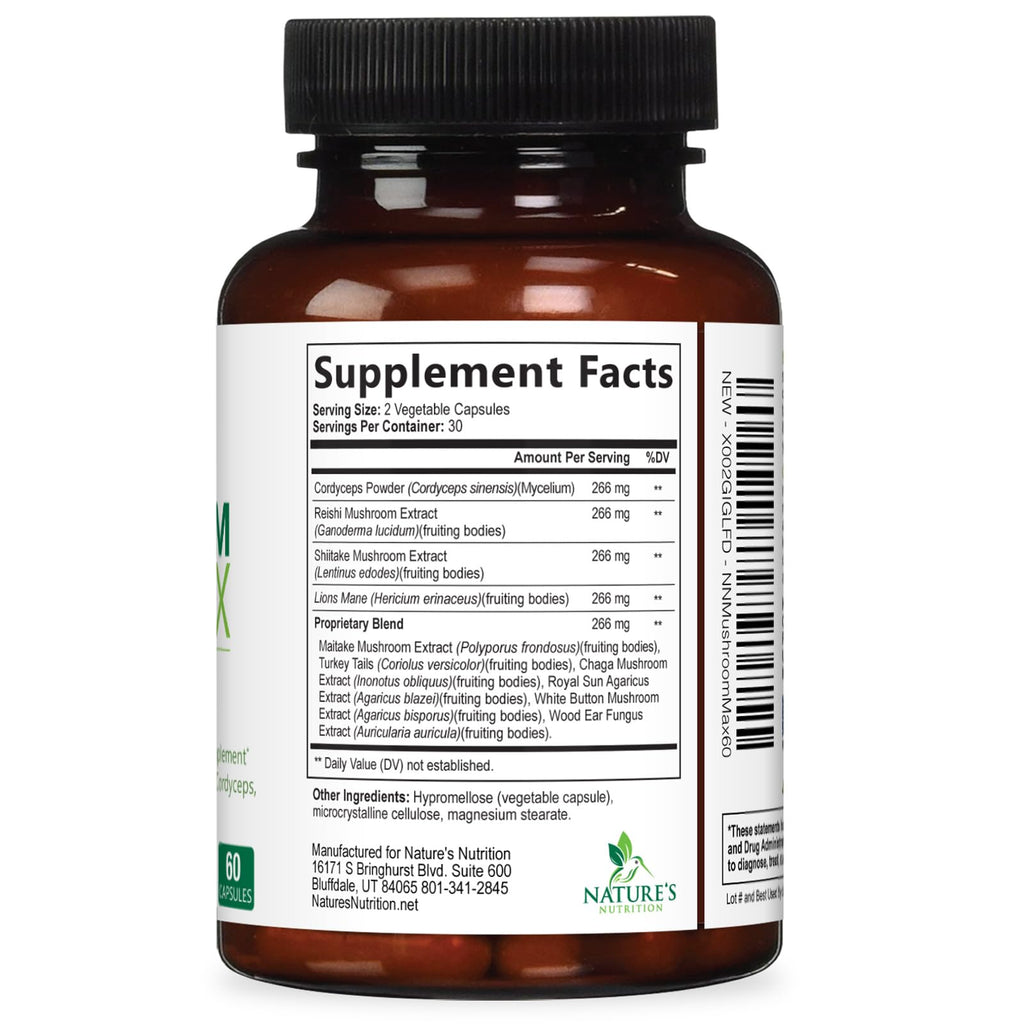 mushroom capsules for holistic health