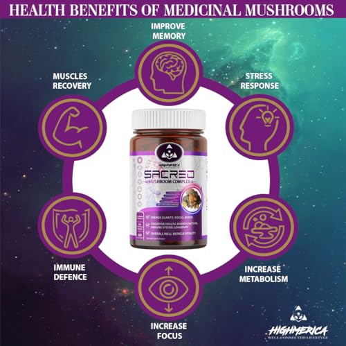 Mushroom capsules for holistic living