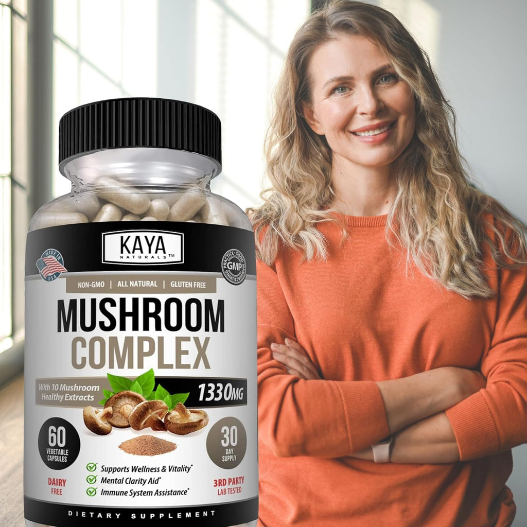 mushroom capsules for holistic nutrition