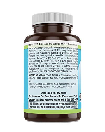 mushroom capsules for immune defense