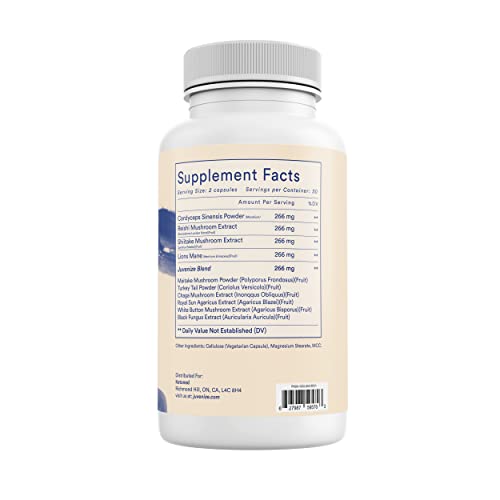 mushroom capsules for immune health