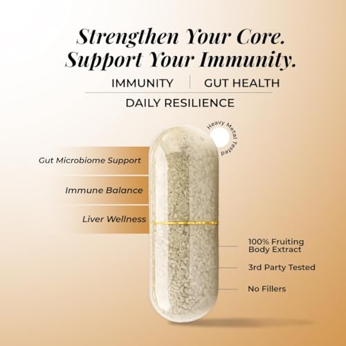 mushroom capsules for immune support