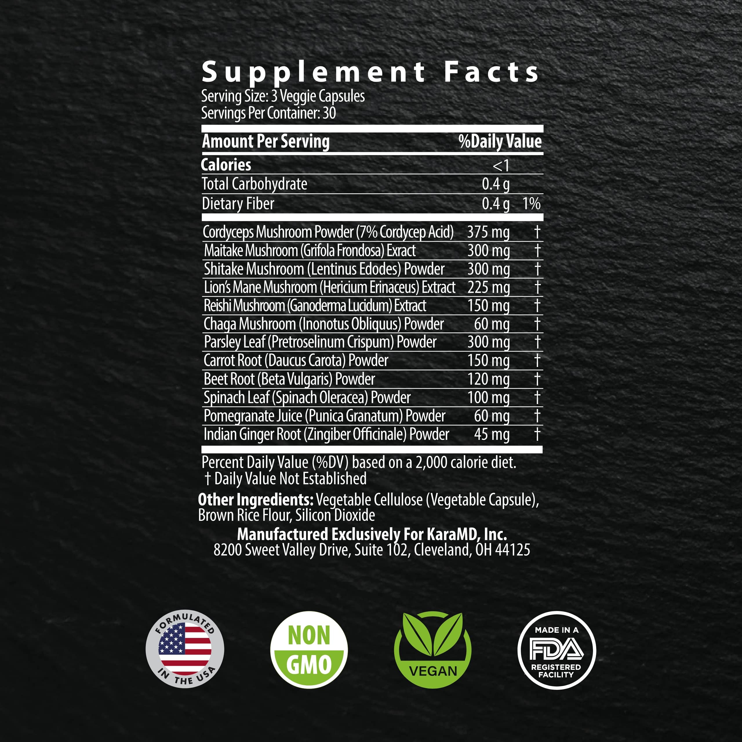 mushroom capsules for immune support