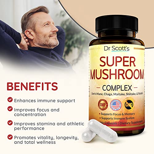 mushroom capsules for immune support