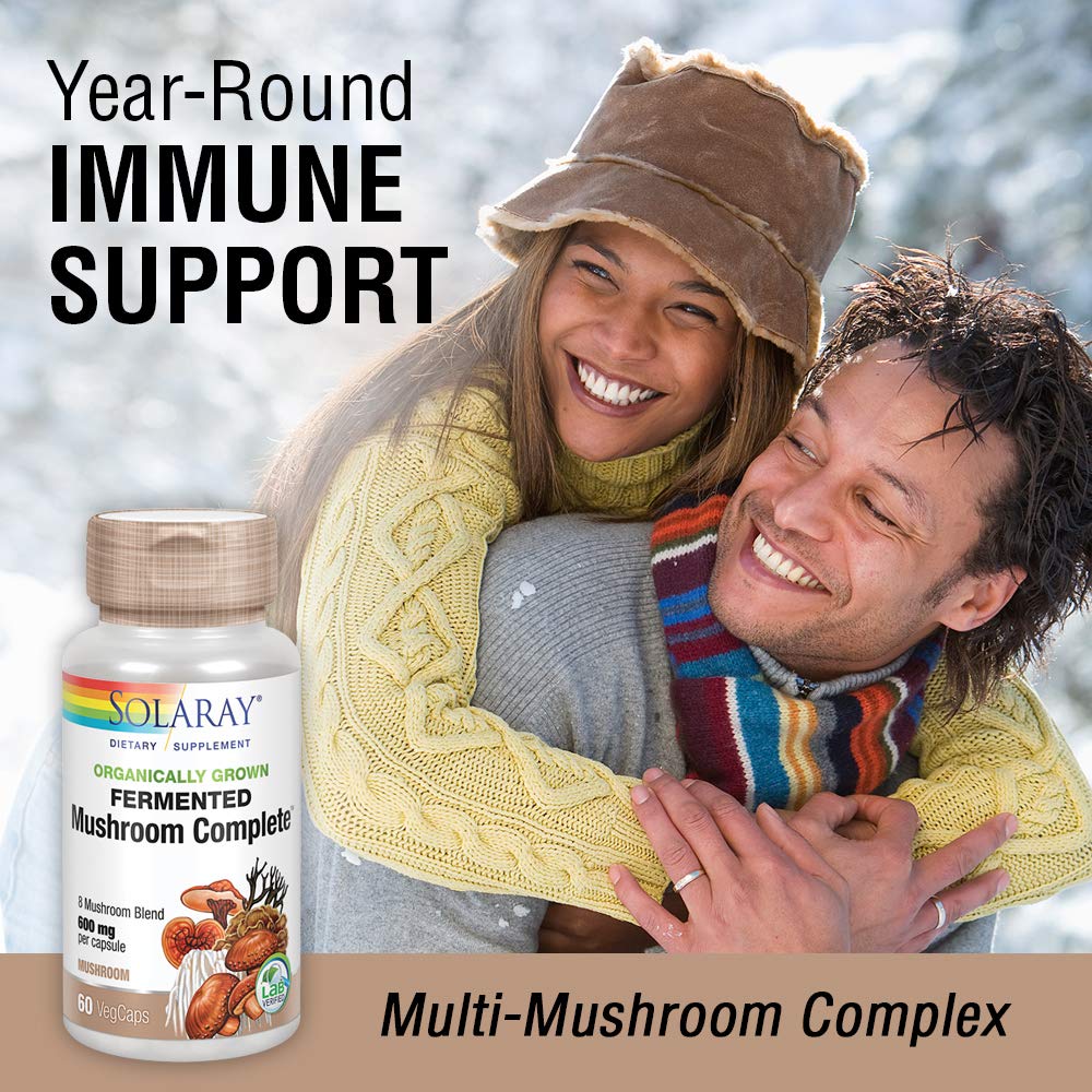 mushroom capsules for immune support