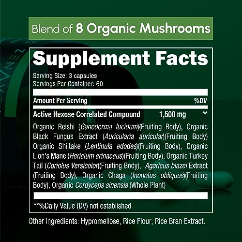 mushroom capsules for immune support