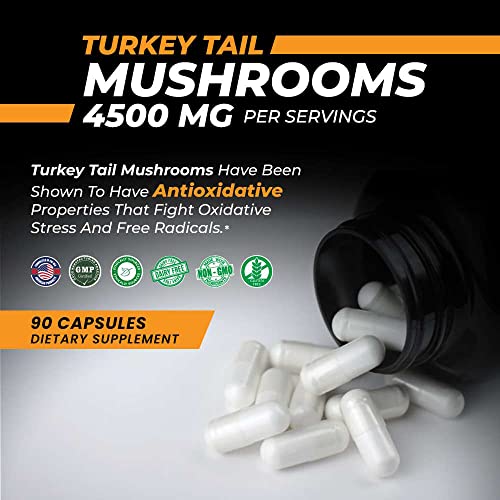 Mushroom capsules for immune system boost
