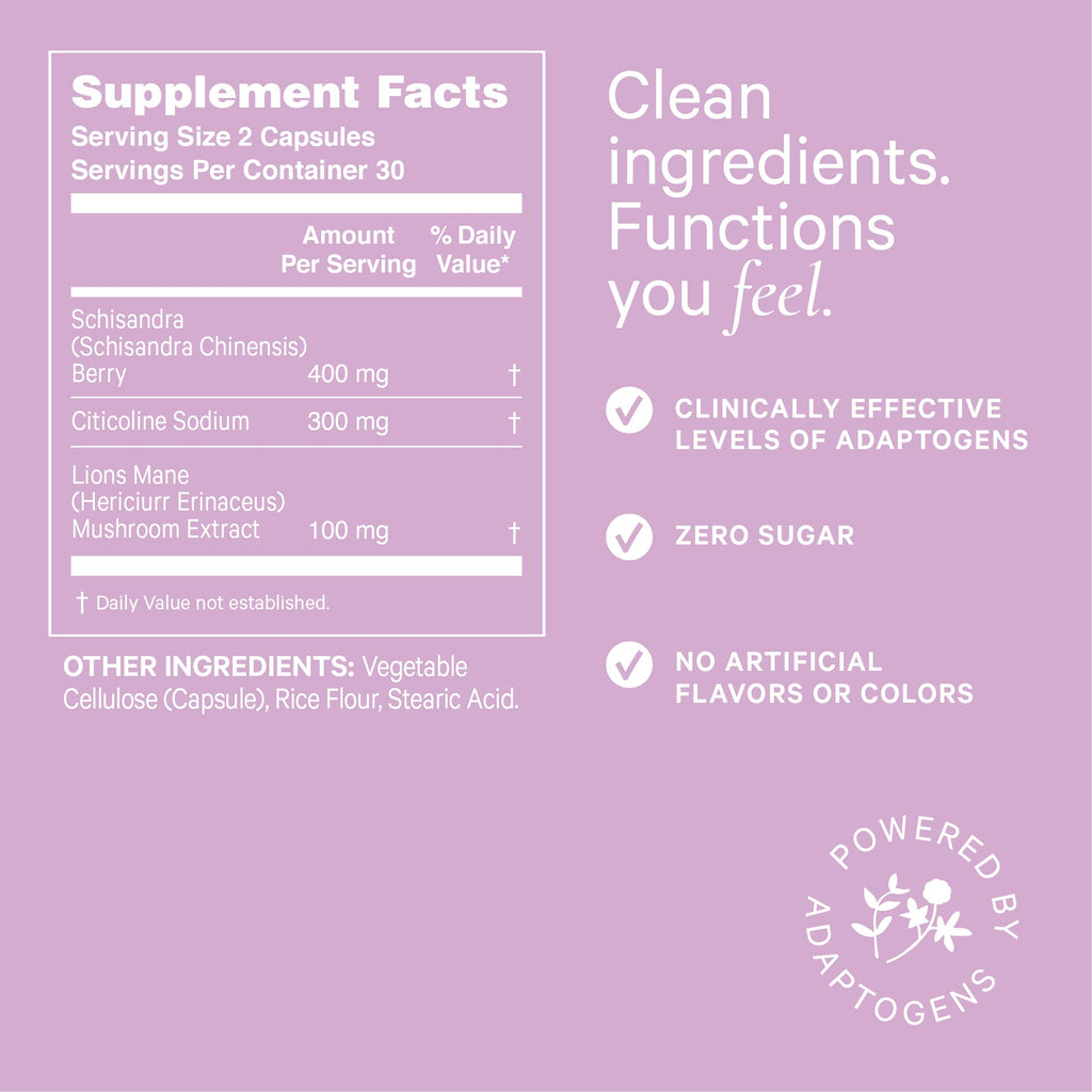 mushroom capsules for improved concentration
