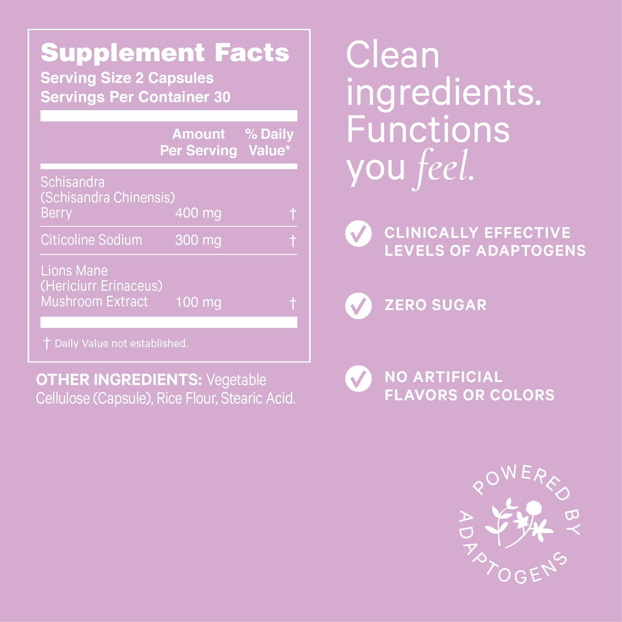mushroom capsules for improved concentration