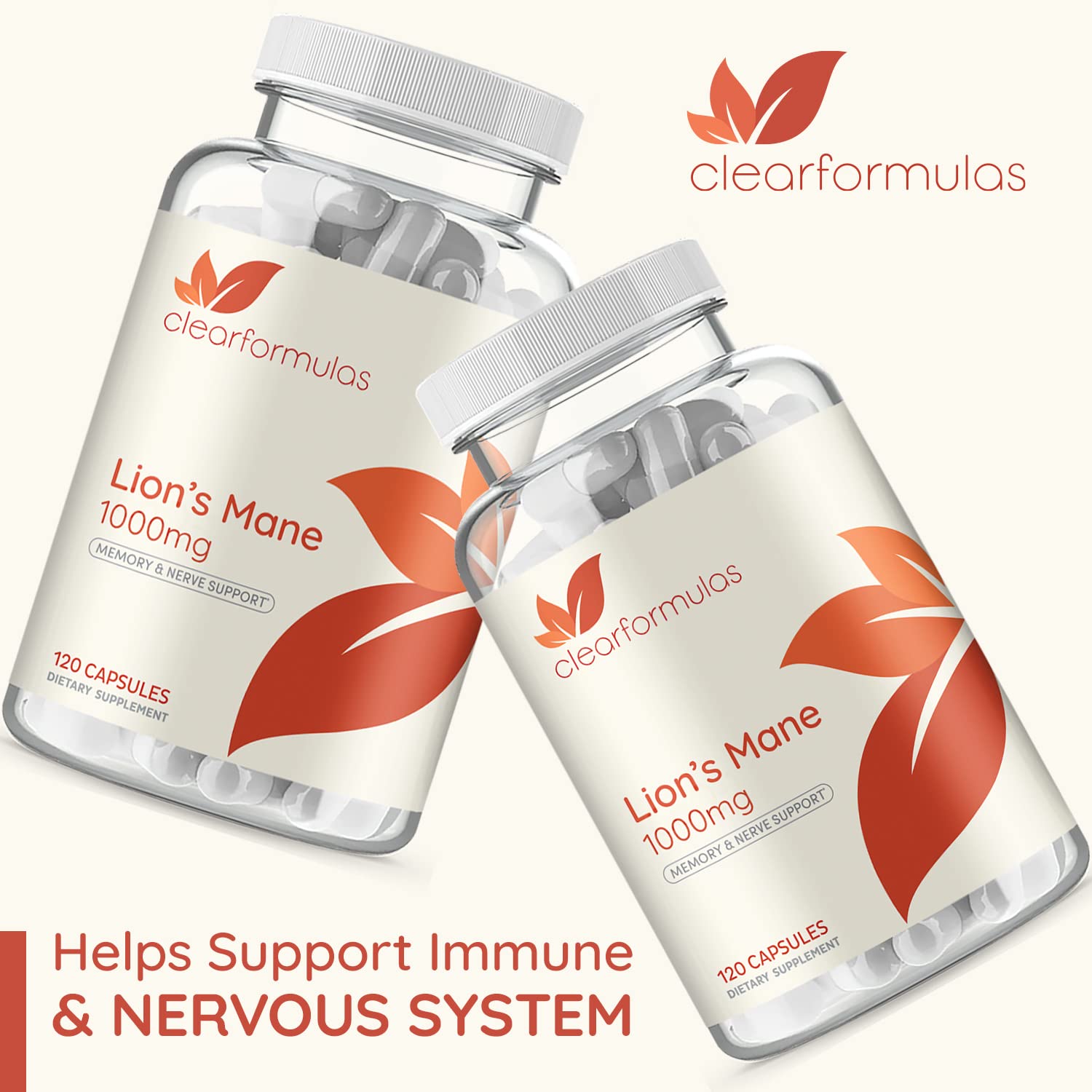 Mushroom capsules for mental clarity