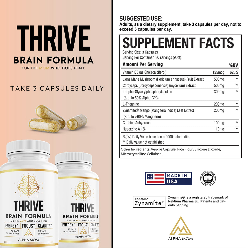Mushroom capsules for mental clarity
