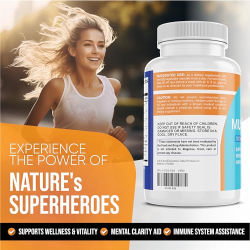 Mushroom capsules for mental clarity