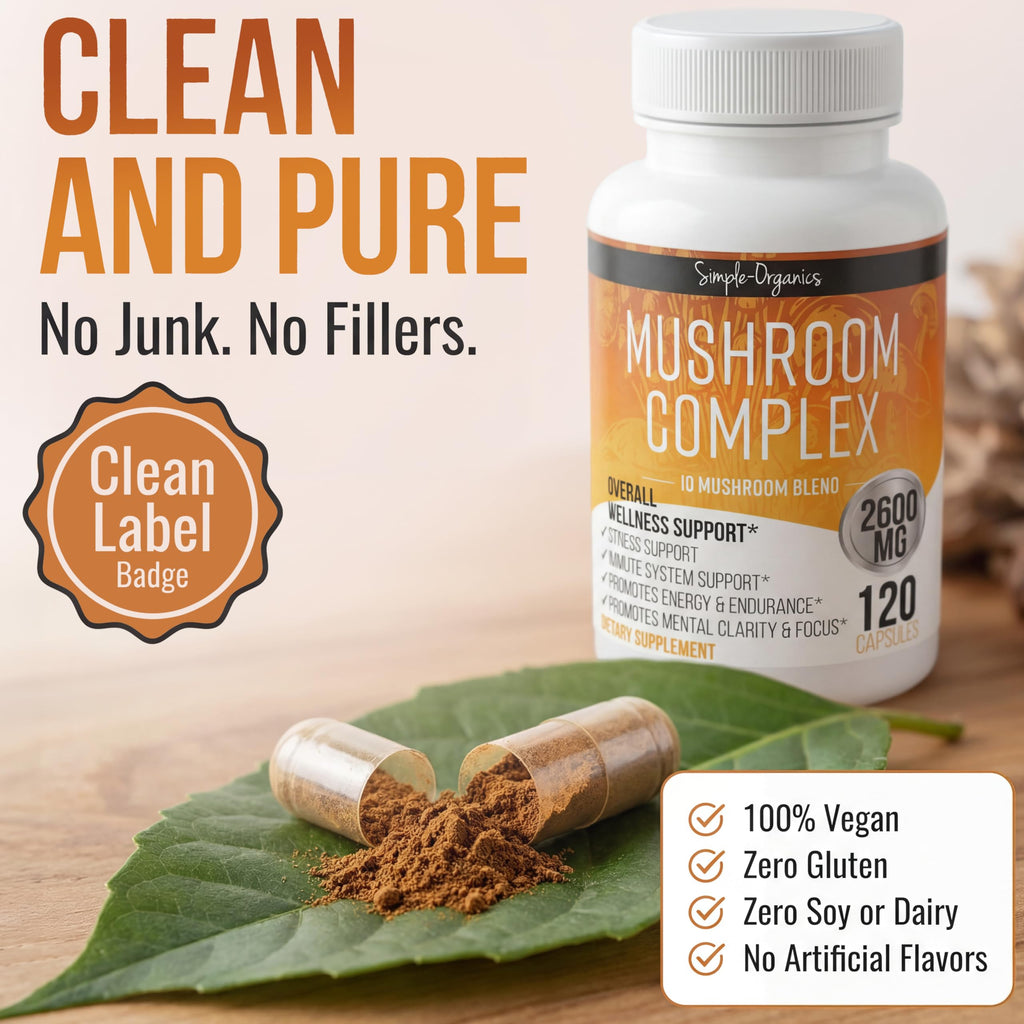 mushroom capsules for mental clarity