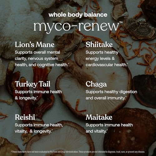 mushroom capsules for overall health