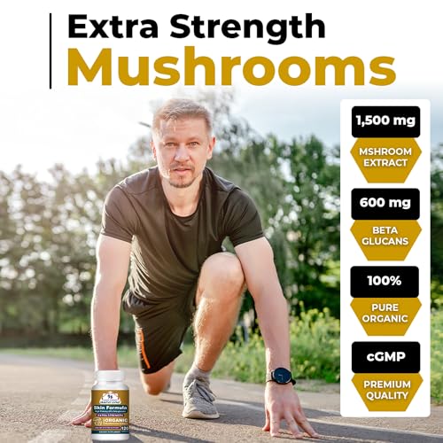 mushroom capsules for overall health