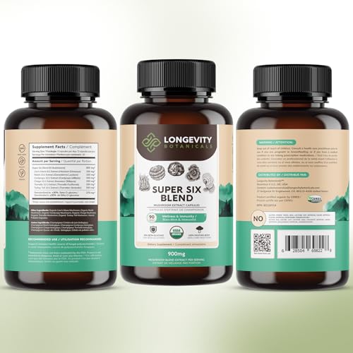 mushroom capsules for overall wellness