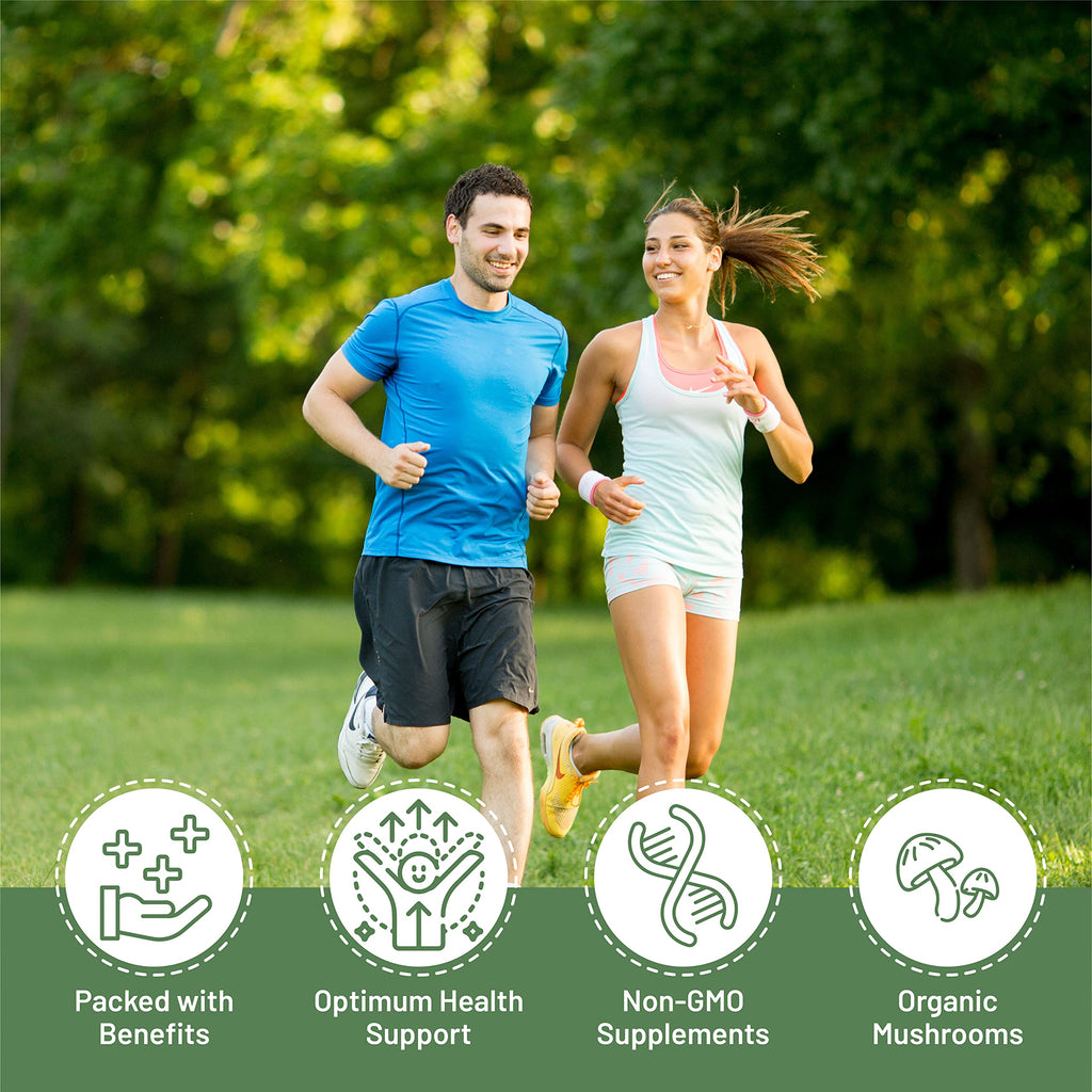 mushroom capsules for overall wellness