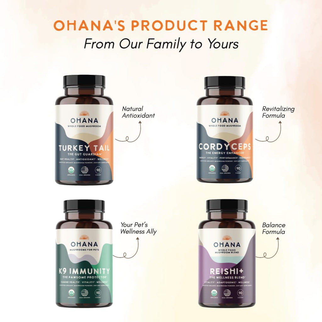 mushroom capsules for overall wellness