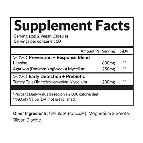 mushroom capsules for overall wellness