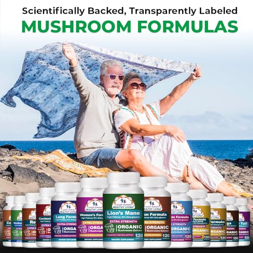 mushroom capsules for overall wellness