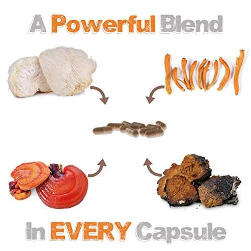 mushroom capsules for overall wellness