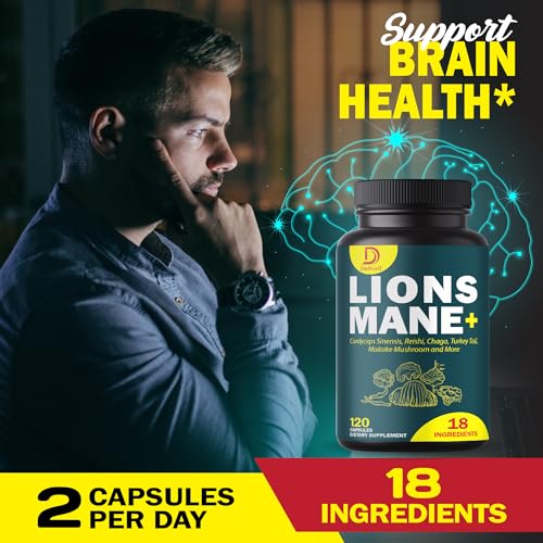 mushroom capsules for overall wellness