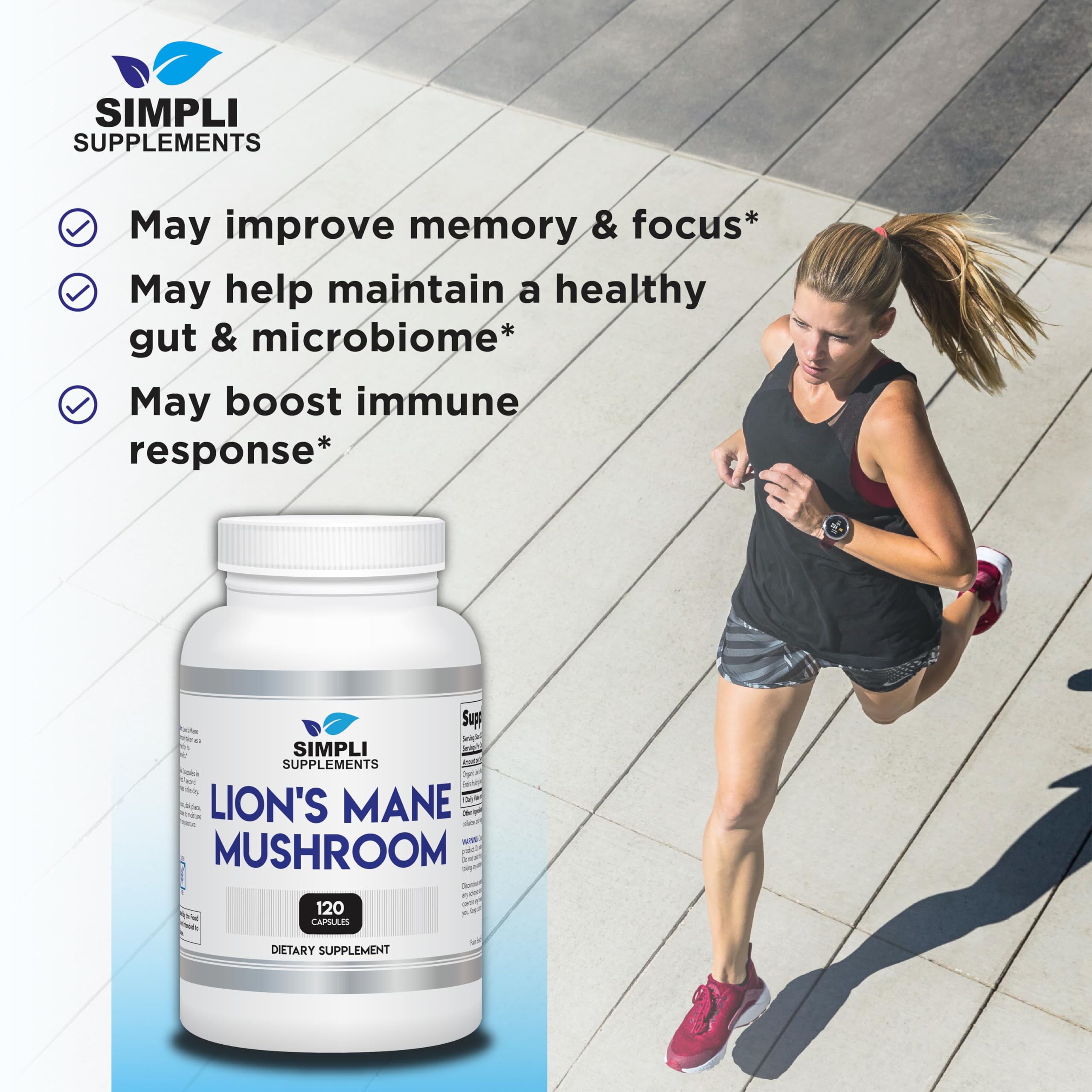 Mushroom capsules for overall wellness