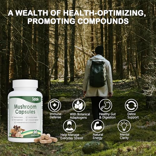 mushroom capsules for stress relief