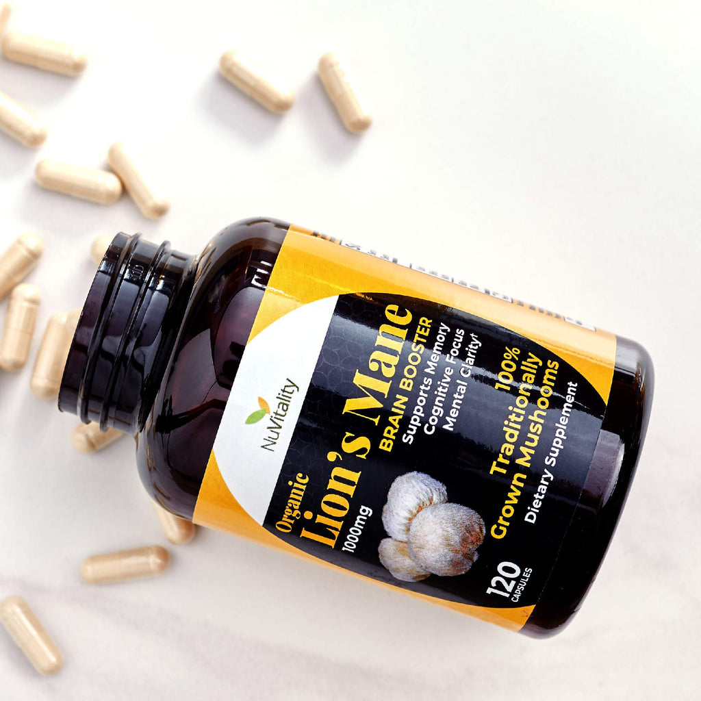 mushroom capsules for stress relief