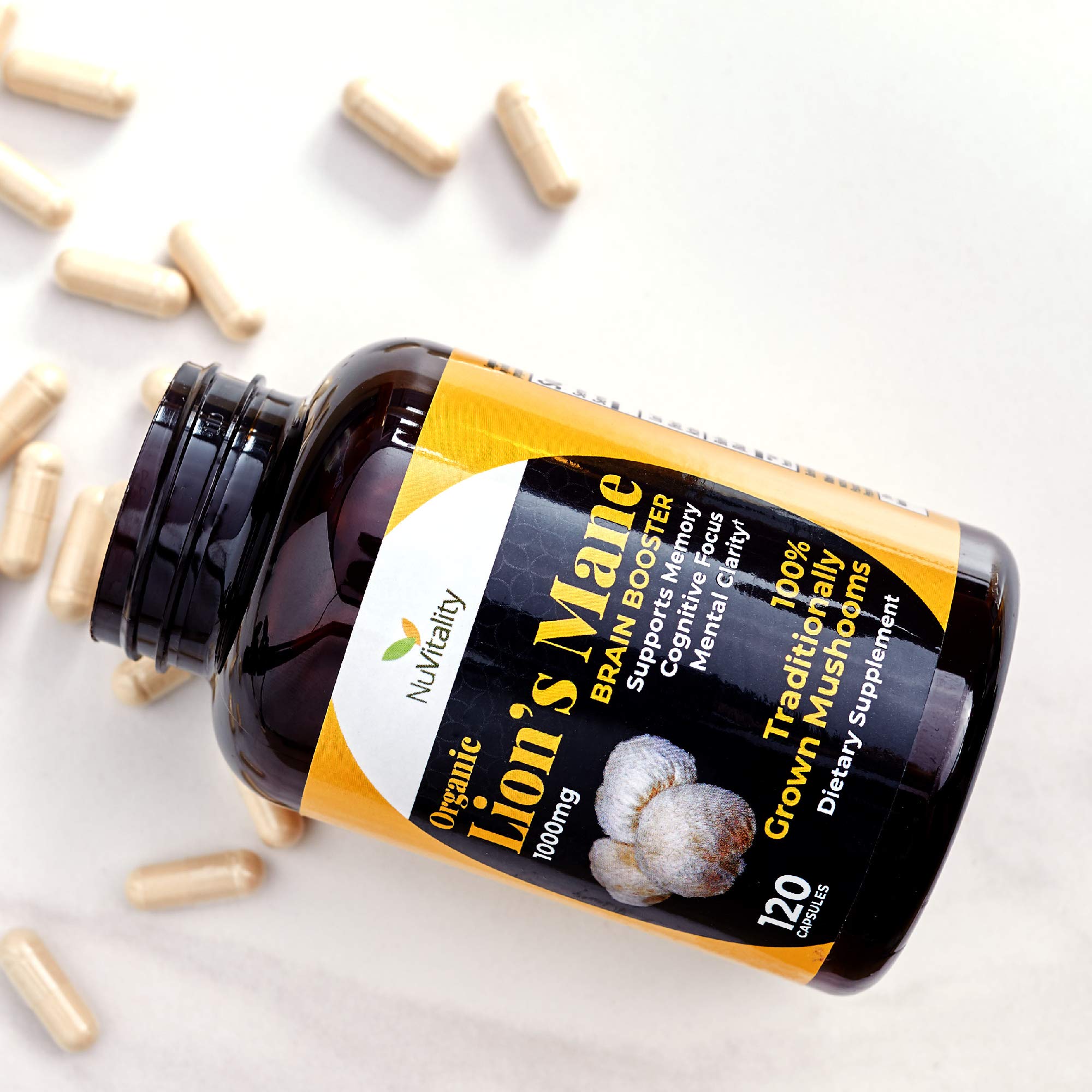 mushroom capsules for stress relief