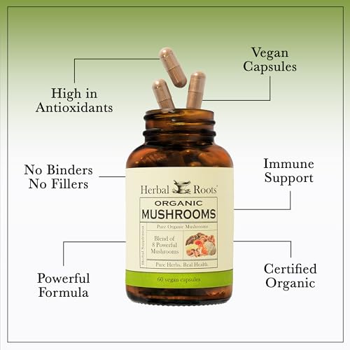 mushroom capsules for vegan lifestyle
