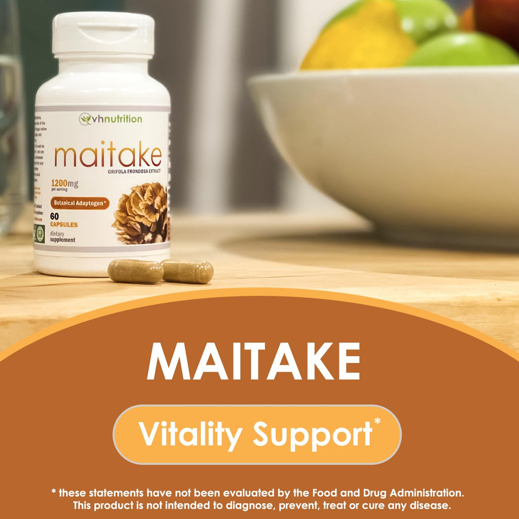 Mushroom capsules for vitality support