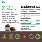 Mushroom capsules for wellness
