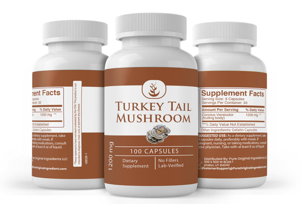 Mushroom capsules for wellness