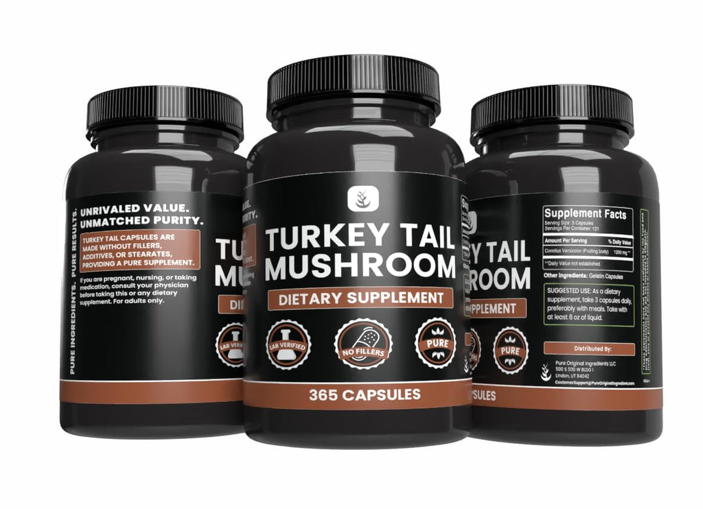 mushroom capsules for wellness