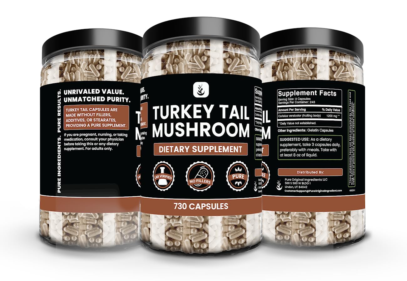 mushroom capsules for wellness