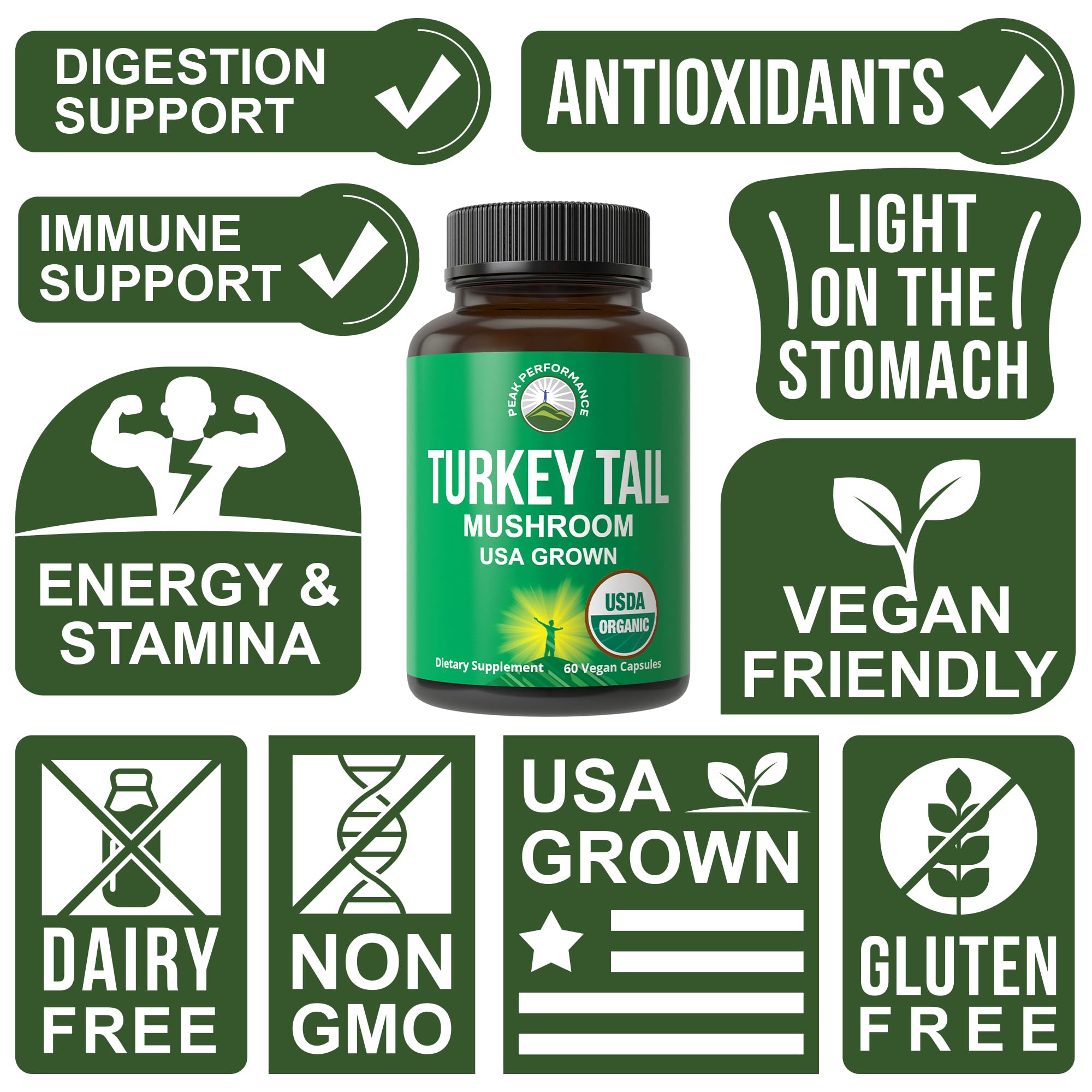 mushroom capsules for wellness