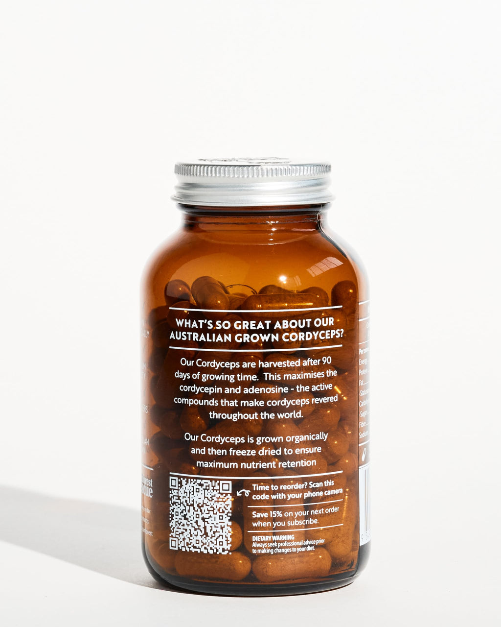 Mushroom capsules sourced from Australia