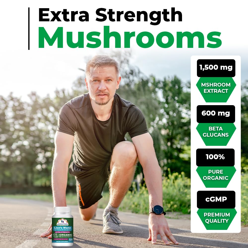 mushroom capsules with beta-glucans