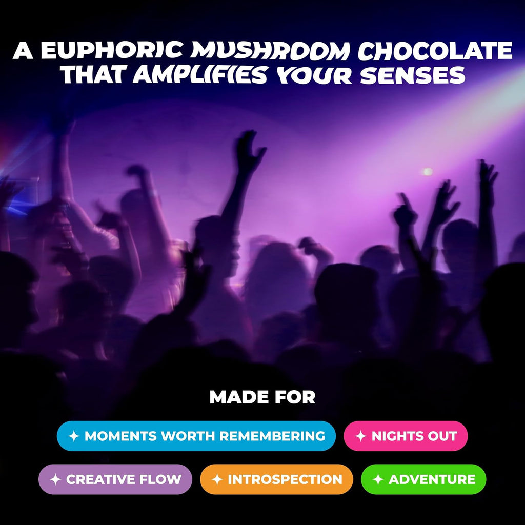 Mushroom chocolate with turkey tail