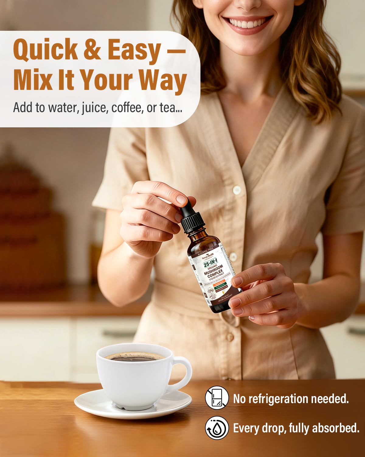 mushroom coffee alternative supplement