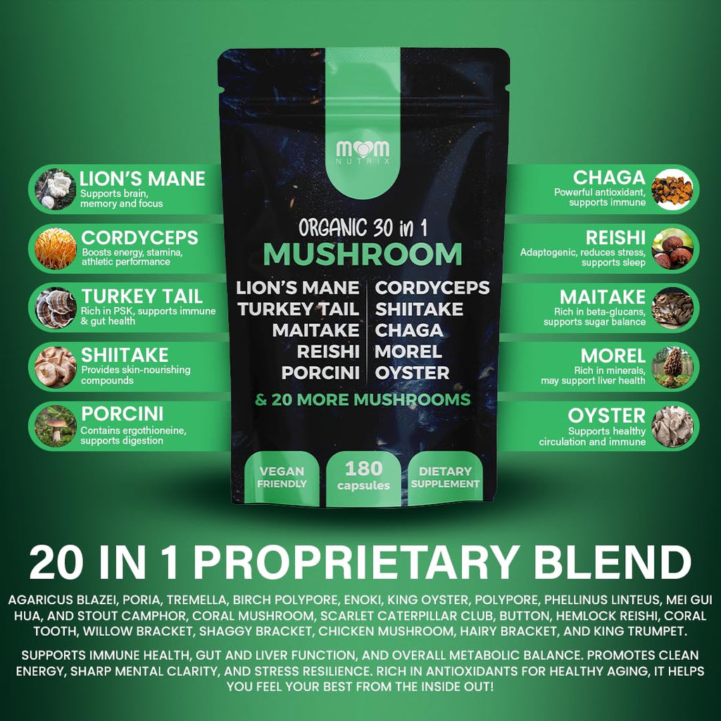 mushroom coffee alternative with nutrients