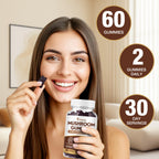 Mushroom coffee alternative with raspberry flavour