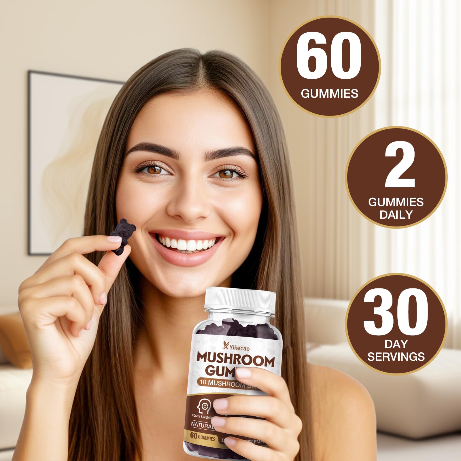 Mushroom coffee alternative with raspberry flavour