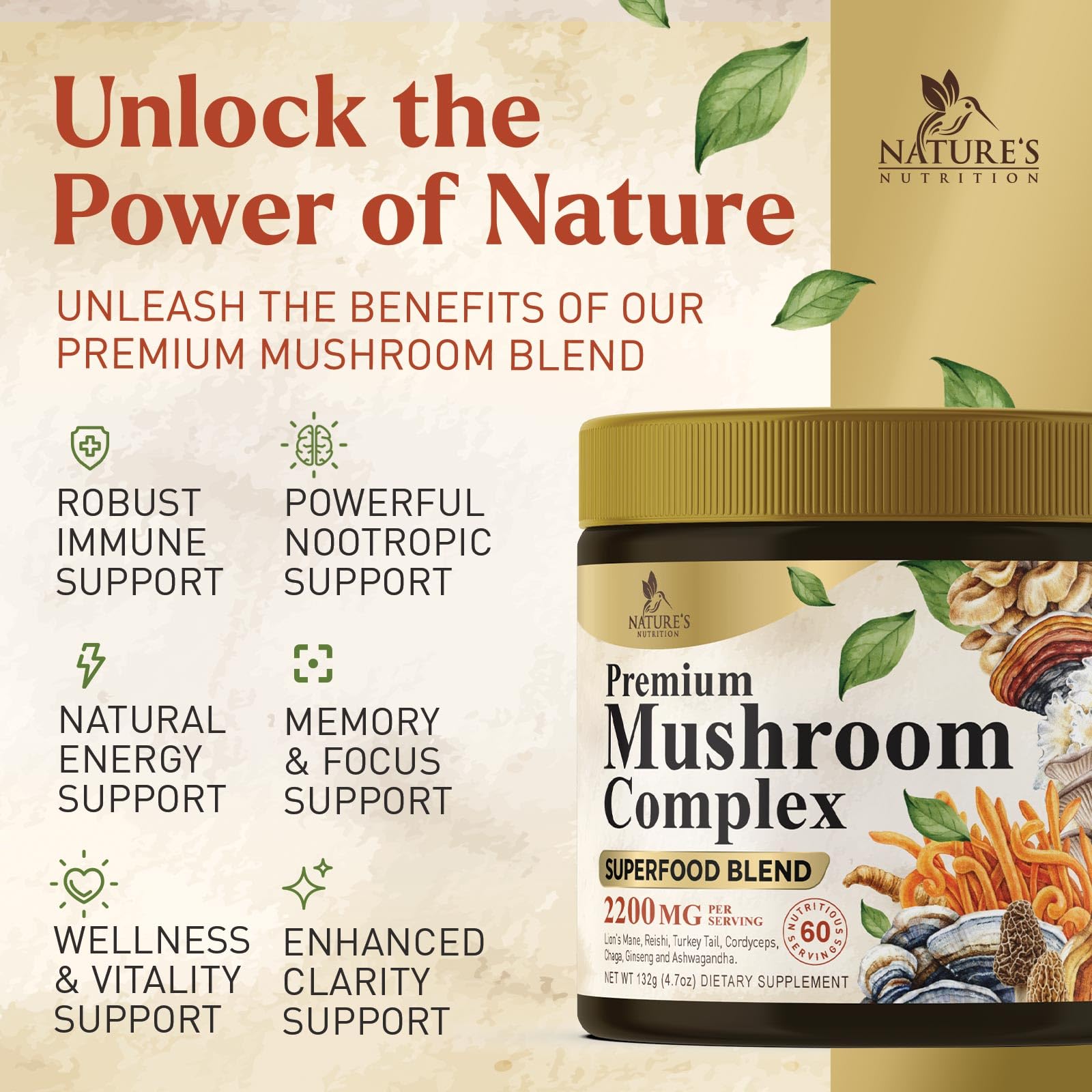 mushroom coffee blend for energy
