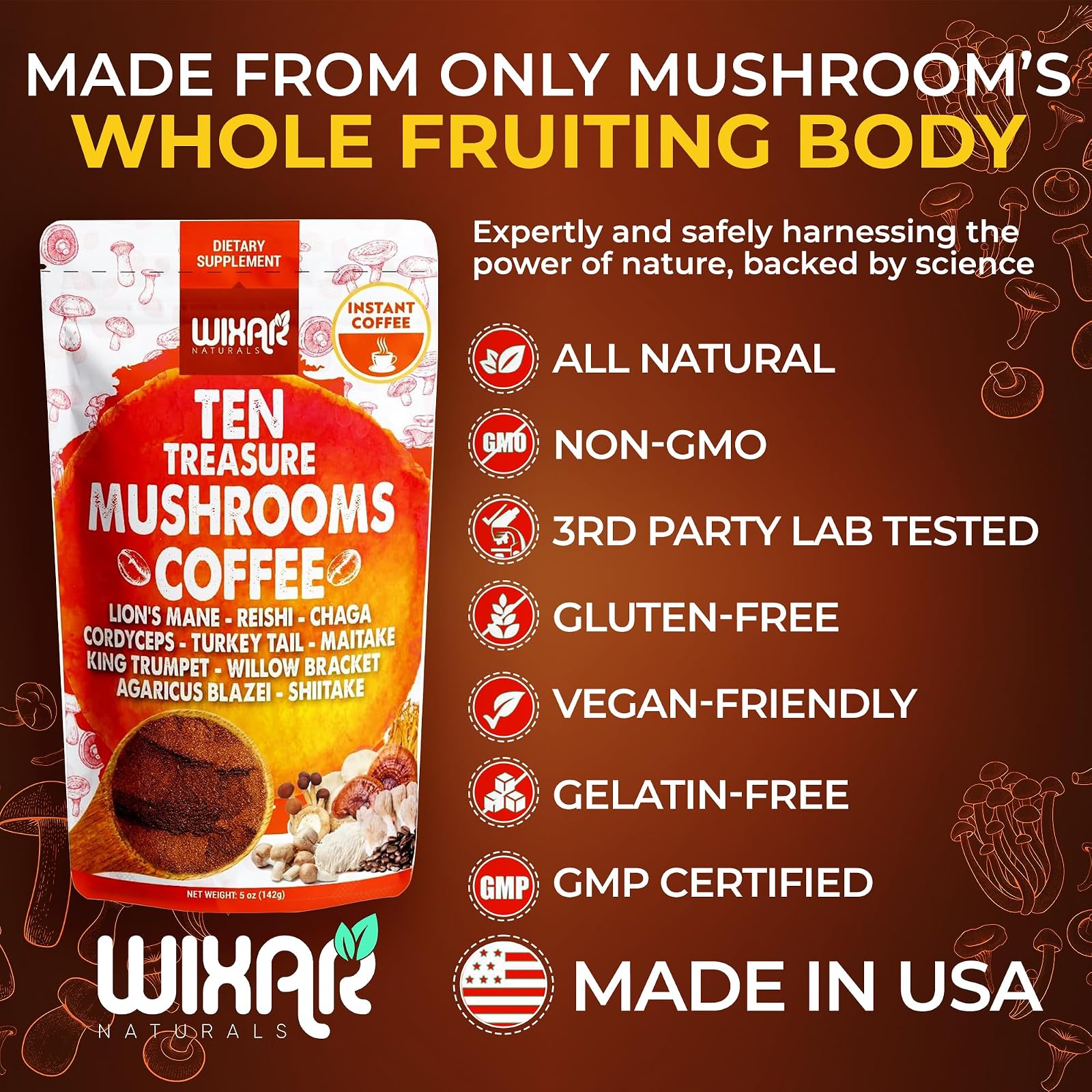 mushroom coffee blend for immunity